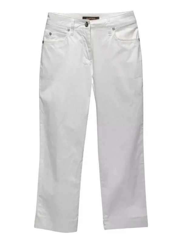 Roberto Cavalli Five-pocket Trousers - White