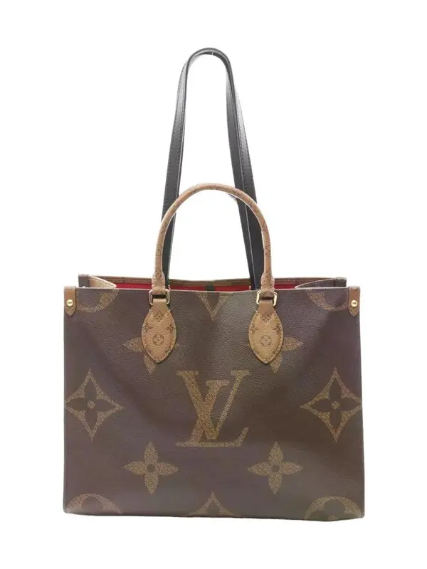 LOUIS VUITTON 2021 On-the-go Mm Tote Bag - Brown