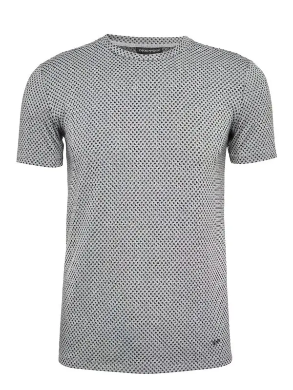 Emporio Armani 2024 Fine-knit T-shirt - Grey