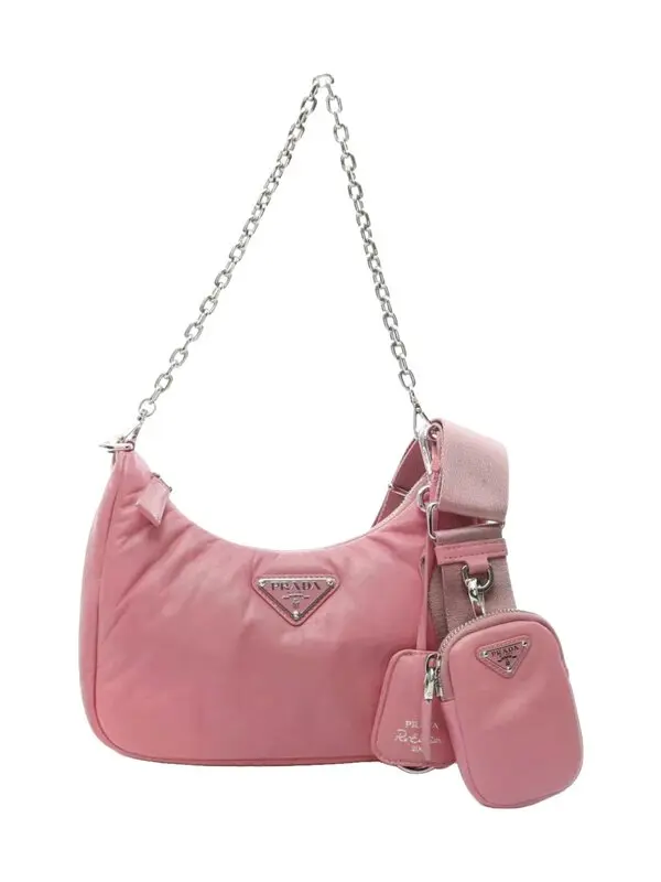 Prada 2020 Re-edition 2005 Shoulder Bag - Pink