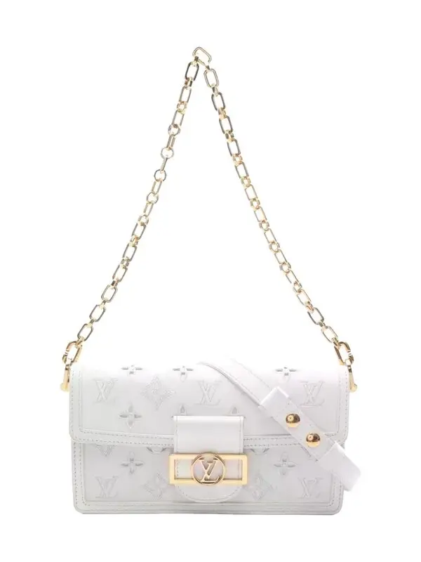 LOUIS VUITTON Dauphine Ew Monogram Shoulder Bag - White