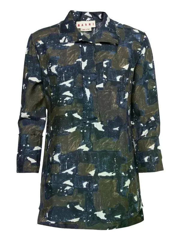 Marni Silk Blouse - Blue