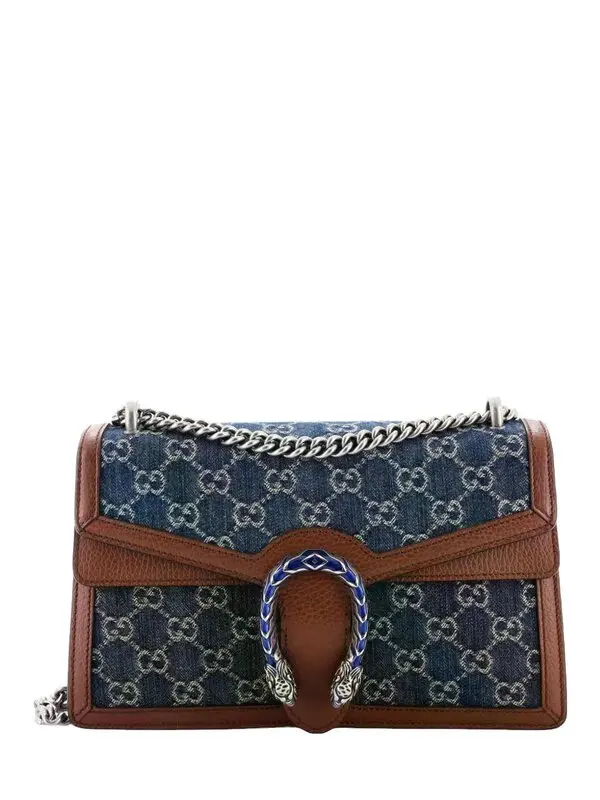 Gucci Dionysus Gg Denim Shoulder Bag - Blue