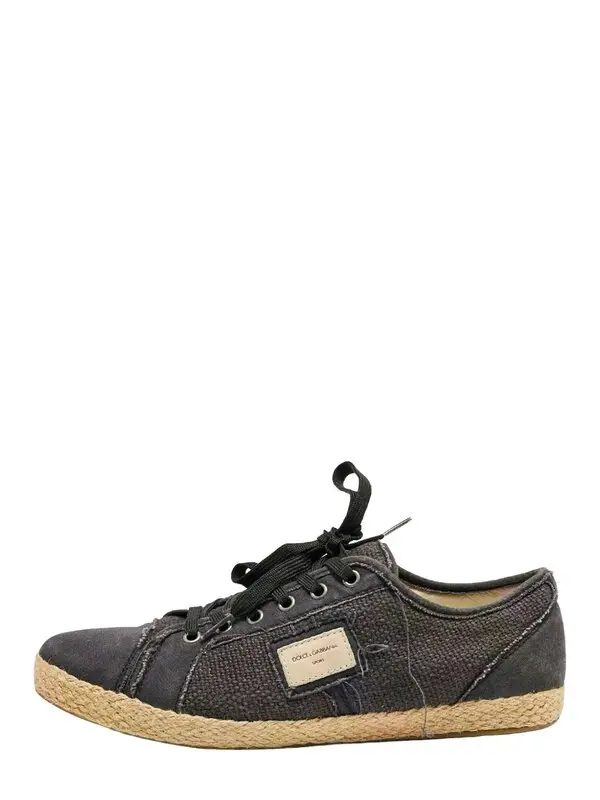 Dolce & Gabbana Jute-sole Sneakers - Blue