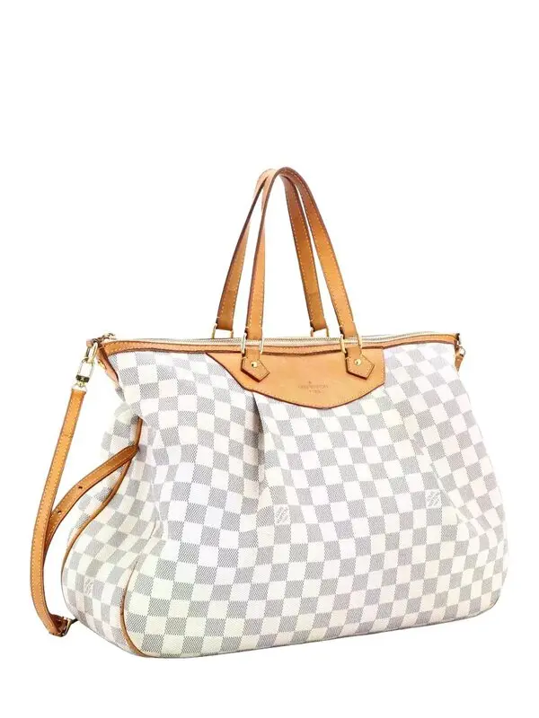 LOUIS VUITTON Siracusa Gm Damier Azur Shoulder Bag - Neutrals