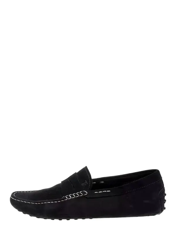 TOD'S Suede Loafers - Black