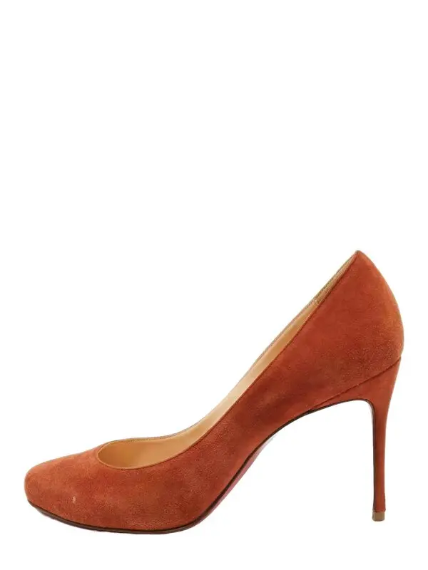 CHRISTIAN LOUBOUTIN 95mm Suede Pumps - Brown