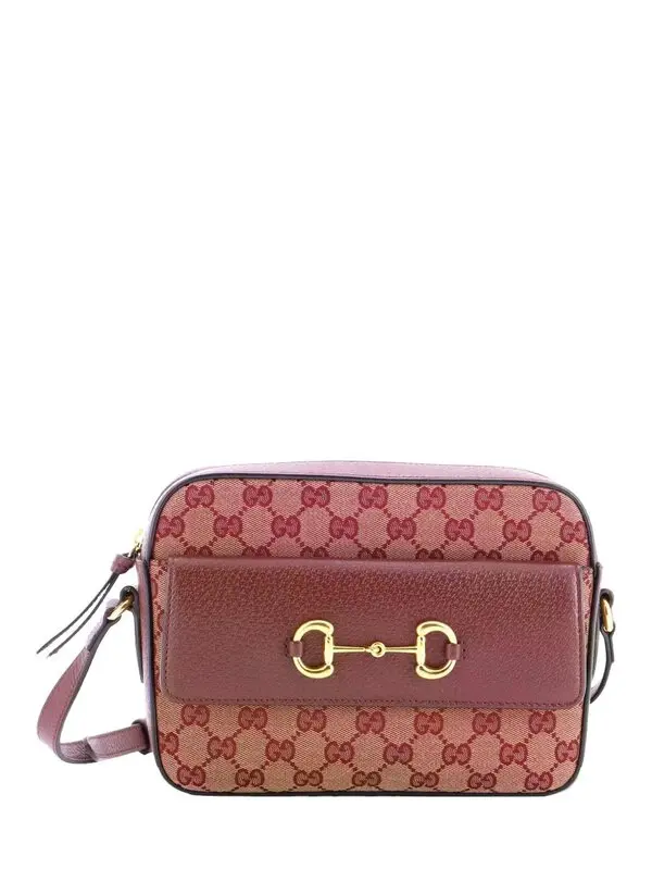 Gucci Horsebit 1955 Flap Pocket Camera Bag - Brown