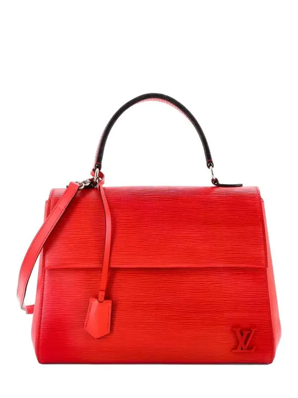 LOUIS VUITTON Cluny Top Handle Mm Satchel - Red