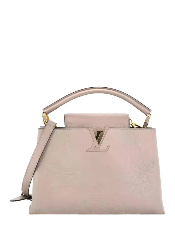 LOUIS VUITTON Capucines Pm Satchel - Neutrals