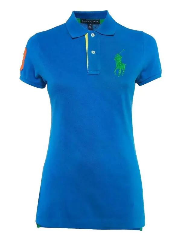 Polo Ralph Lauren Logo-embroidered Polo Shirt - Blue
