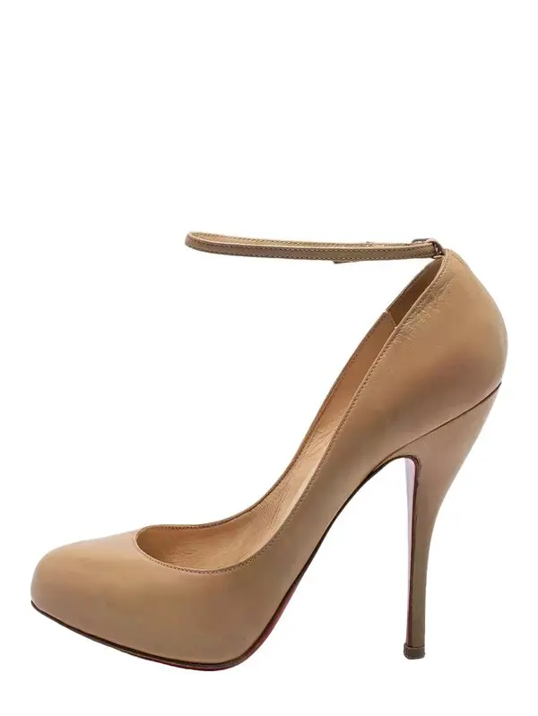 CHRISTIAN LOUBOUTIN 120mm Ankle-strap Pumps - Neutrals