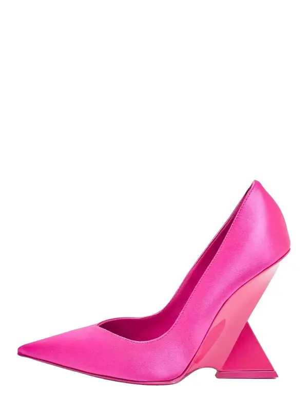 Attico 105mm Cheope Pointed-toe Pumps - Pink