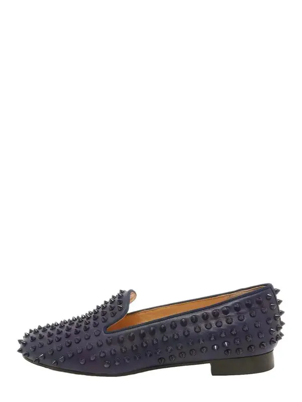 CHRISTIAN LOUBOUTIN Dandelion Spikes Loafers - Blue