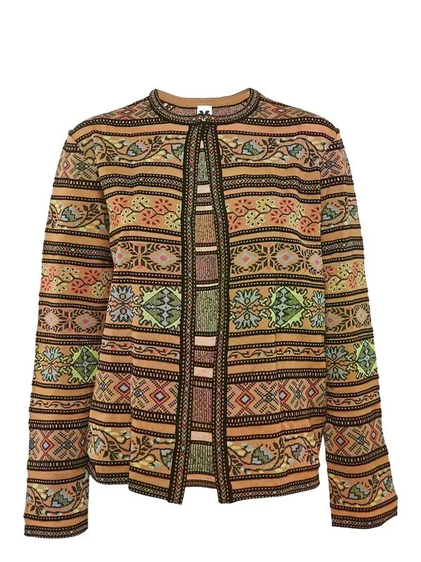 Missoni Floral Striped Cardigan - Brown