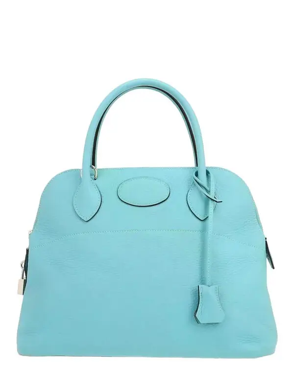 Hermès 2015 Bolide 31 Leather Tote Bag - Blue
