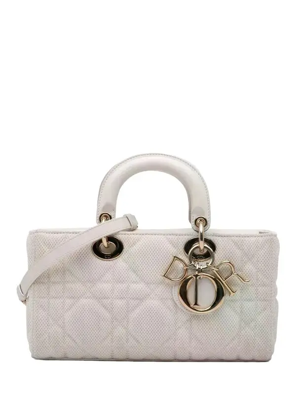 Dior Pre-owned Lady D-joy Satchel - White