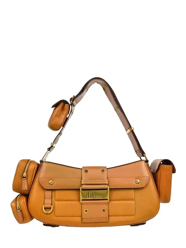 Dior 2002 Street Chic Columbus Shoulder Bag - Brown
