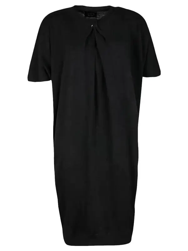 LANVIN Draped-detailing Dress - Black