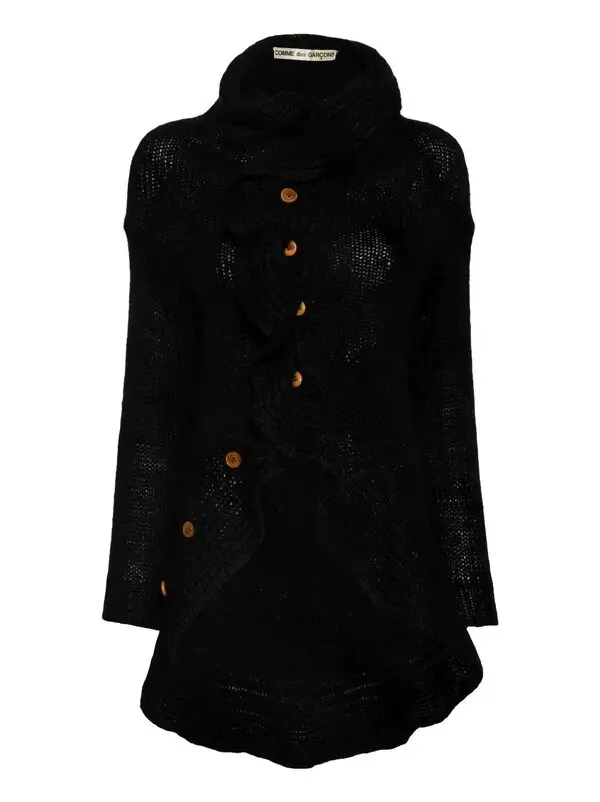 Comme Des Garçons 2002 Button-up Cardigan - Black