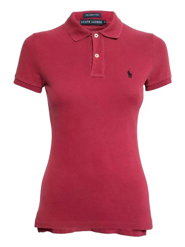 Polo Ralph Lauren Vintage Cotton Polo Shirt - Red