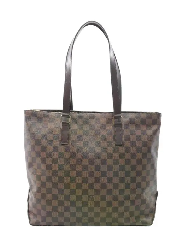 LOUIS VUITTON 2006 Cabas Mezzo Tote Bag - Brown