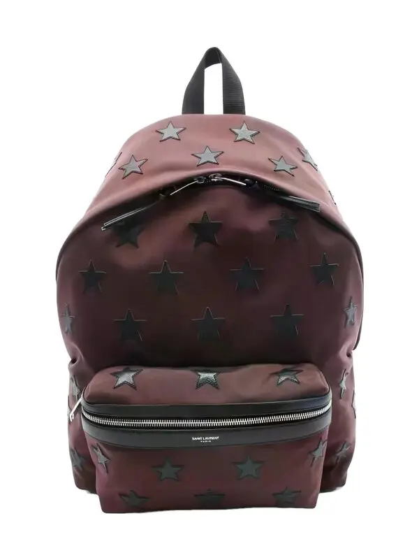 Saint Laurent 2010s Star-motif Backpack - Brown