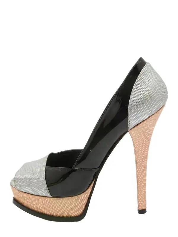 Fendi 140mm Colorblock Pumps - Black