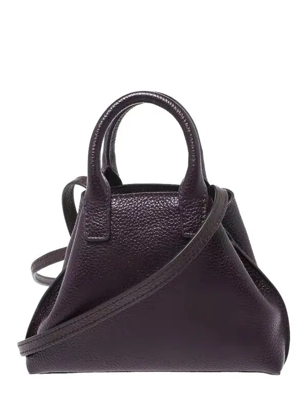 Akris Leather Top-handle Shoulder Bag - Purple