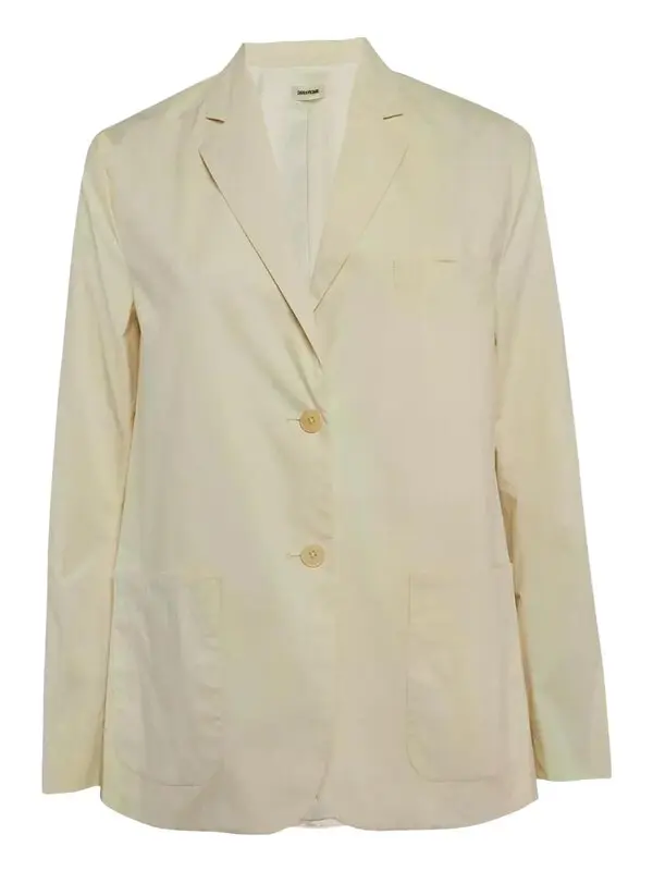 Zadig&Voltaire Single-breasted Patch-pocket Blazer - Neutrals