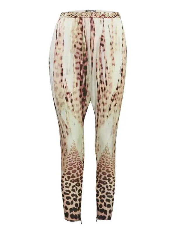 Just Cavalli Leopard-print Joggers - Neutrals
