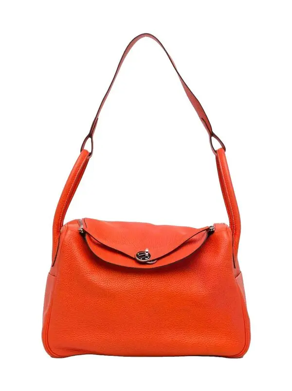 Hermès 2015 Clemence Lindy 34 Satchel - Orange