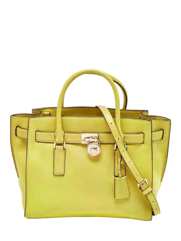 Michael Kors Padlock-detail Tote Bag - Green