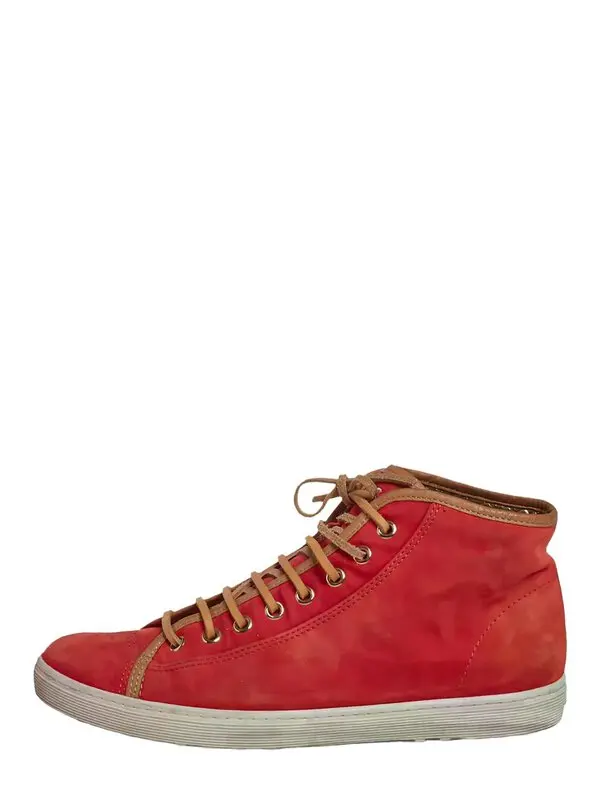 TOD'S Suede High-top Sneakers - Orange