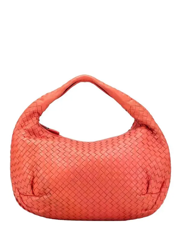 Bottega Veneta 2010 Medium Nappa Intrecciato Belly Hobo Bag - Orange
