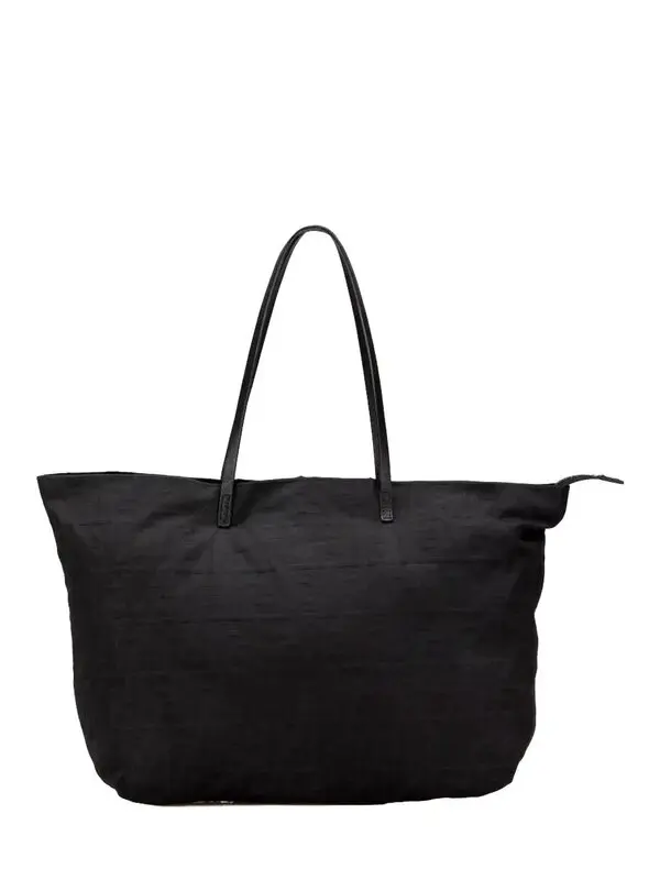 Fendi 2000-2010 Zucca Canvas Tote Bag - Black