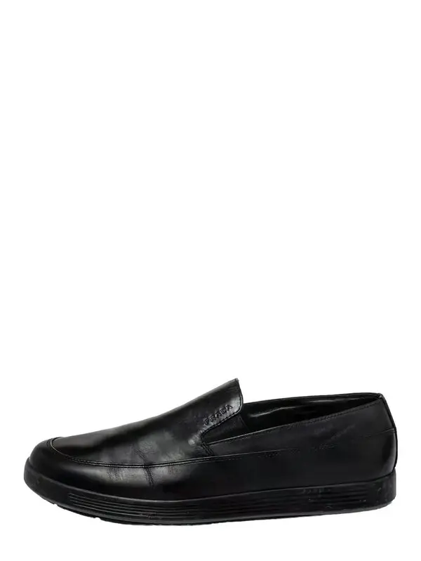 Prada Leather Loafers - Black