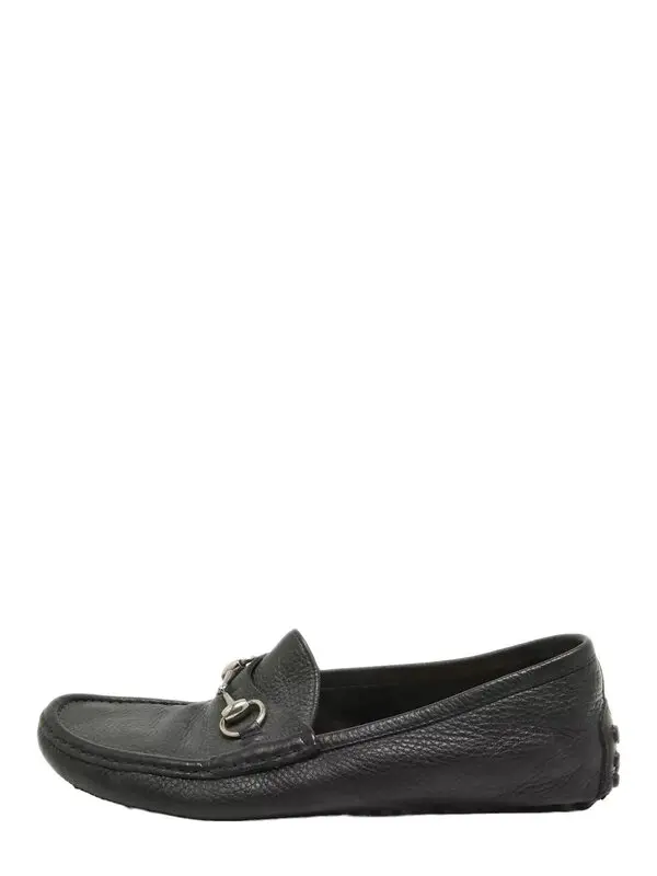 Gucci Leather Loafers - Black