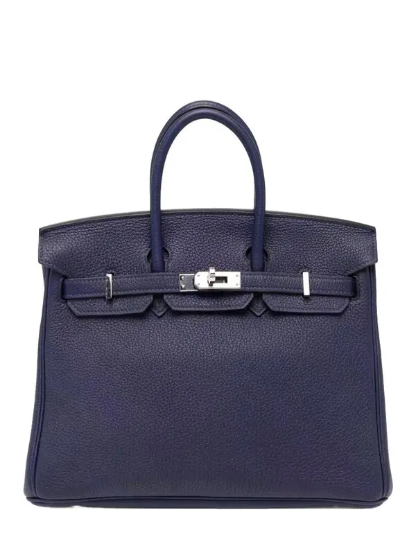 Hermès Birkin 25 Togo Phw Tote Bag - Blue
