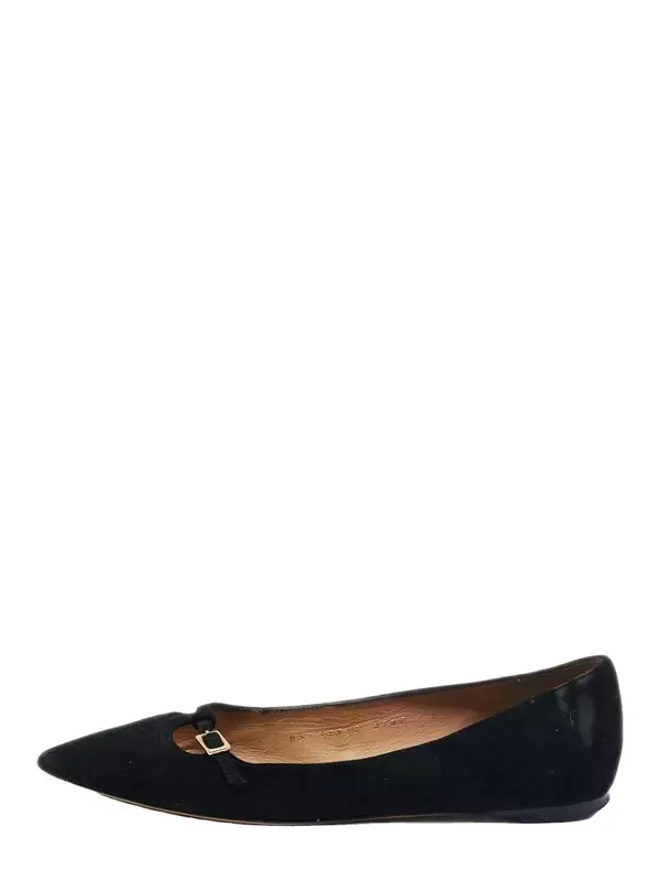 FERRAGAMO Pointed-toe Ballet Flats - Black