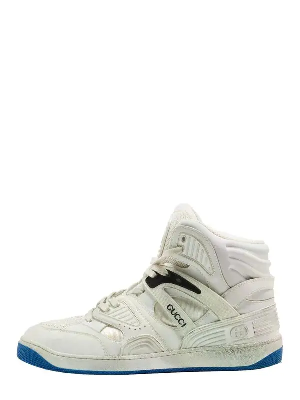 Gucci Panelled Sneakers - White