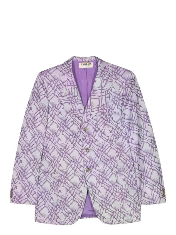 A.N.G.E.L.O. VINTAGE CULT 1960s Single-breasted Blazer - Purple