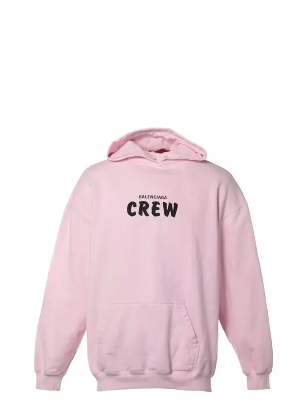 Balenciaga 2020 Crew Hoodie - Pink
