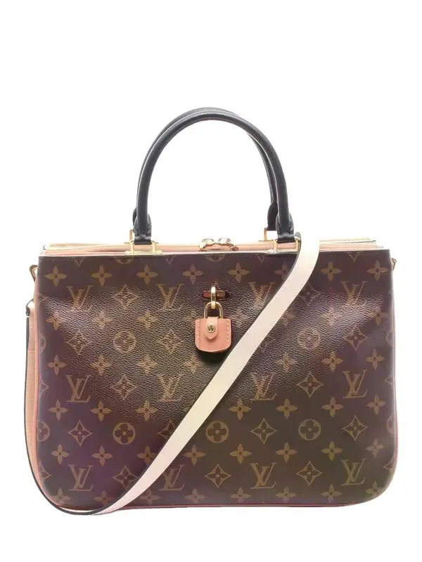 LOUIS VUITTON Millefeuille Monogram Tote Bag - Brown