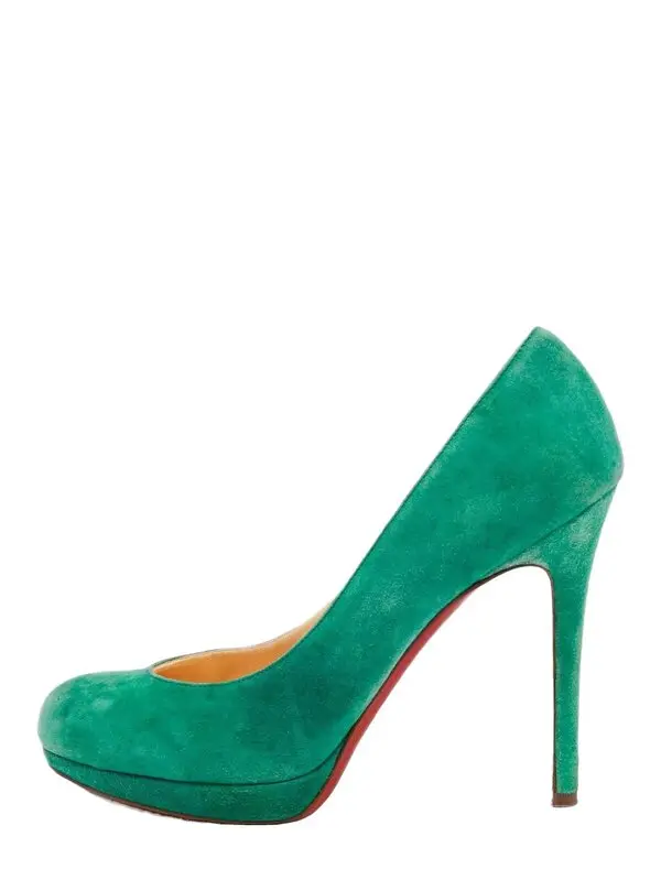 CHRISTIAN LOUBOUTIN 115mm Suede Pumps - Green