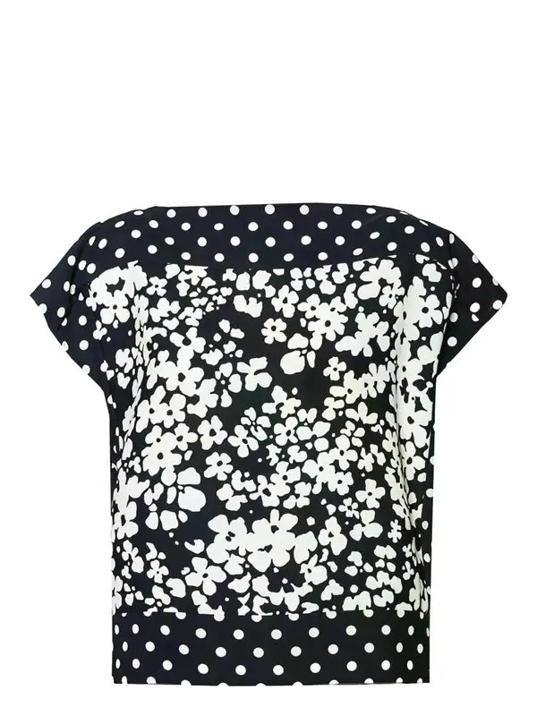 Carolina Herrera Floral-print Blouse - Blue