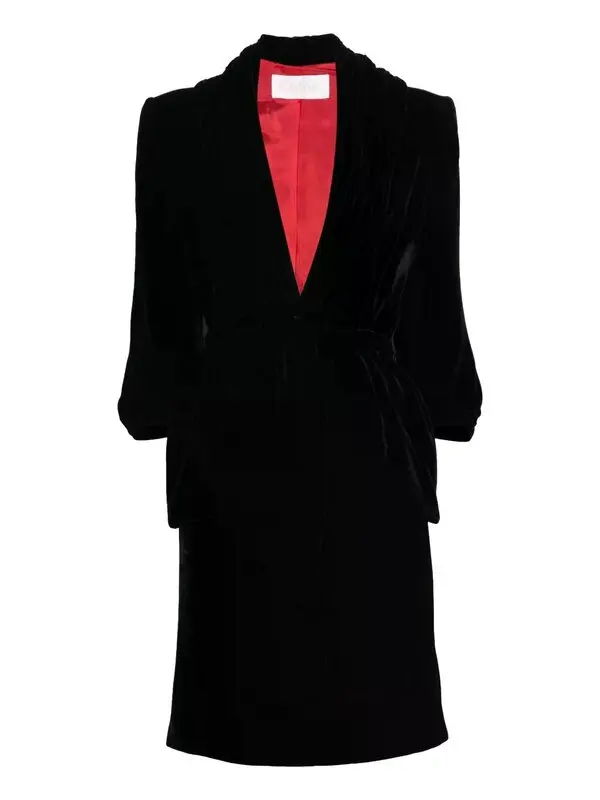 Chloé 1990s Velvet Suit - Black
