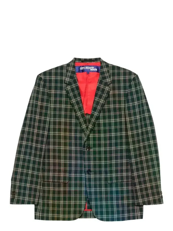 Junya Watanabe 2004 Checked Jacket - Green