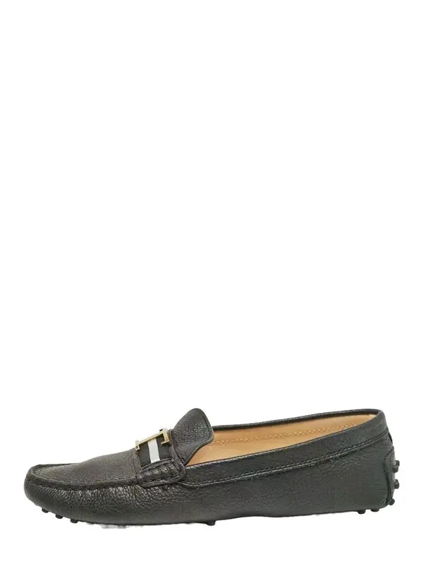 TOD'S Leather Loafers - Black