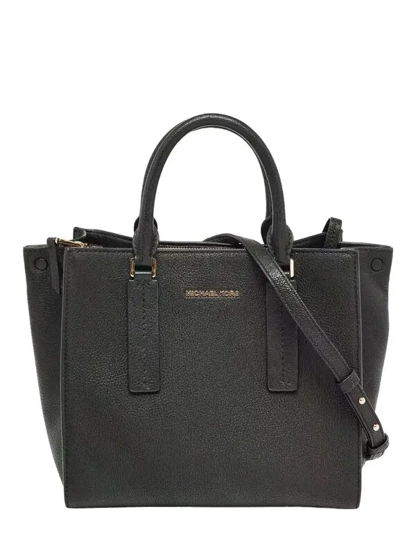 Michael Kors Leather Tote Bag - Black